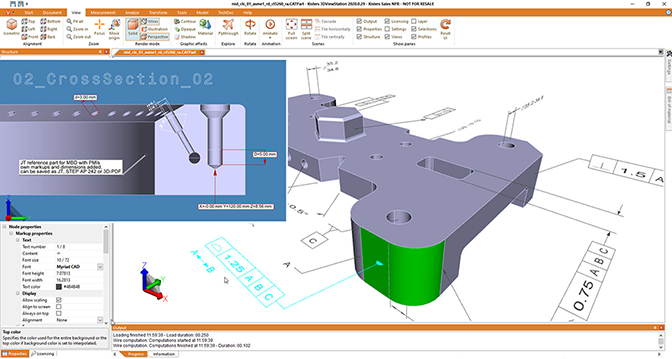 MBD processes supported by 3DViewStation CAD viewer - Kisters